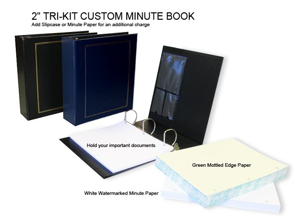 Minute Book Binders